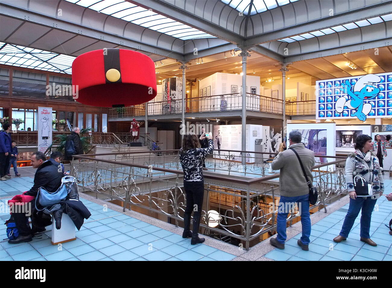 Comics Art Museum, the Belgian Comic strip Center, Brussels, Belgium ...