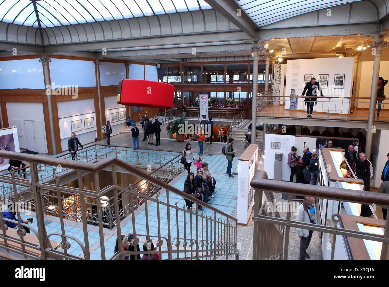 Comics Art Museum, the Belgian Comic strip Center, Brussels, Belgium ...