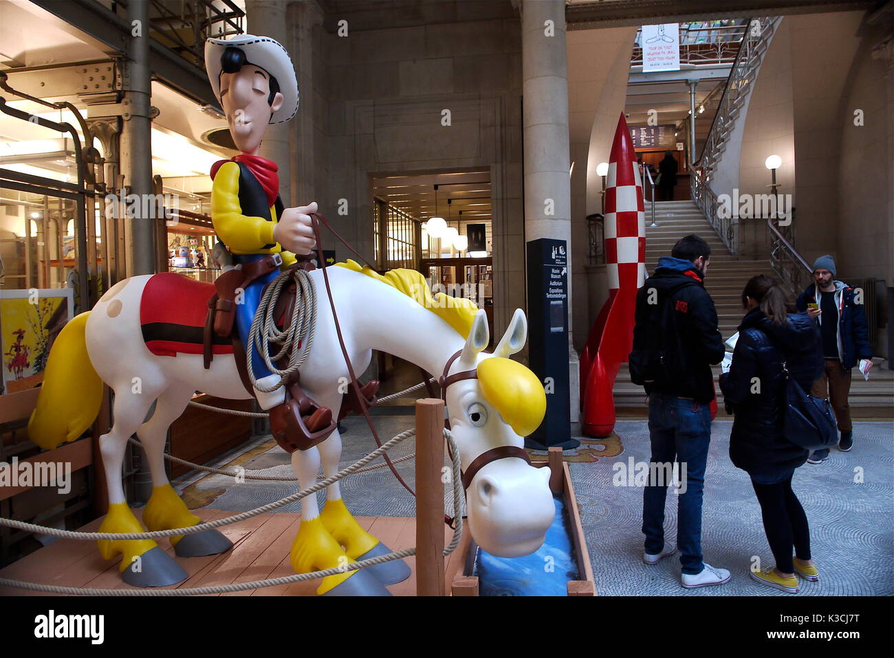 Comics Art Museum, the Belgian Comic strip Center, Brussels, Belgium ...
