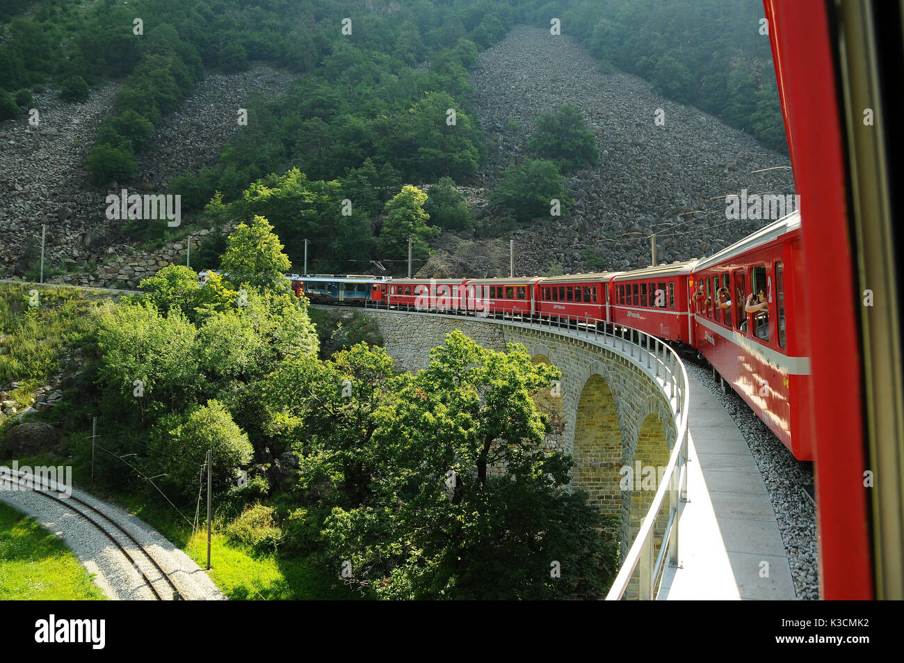 Circular Viaduct Brusio High Resolution Stock Photography and Images ...