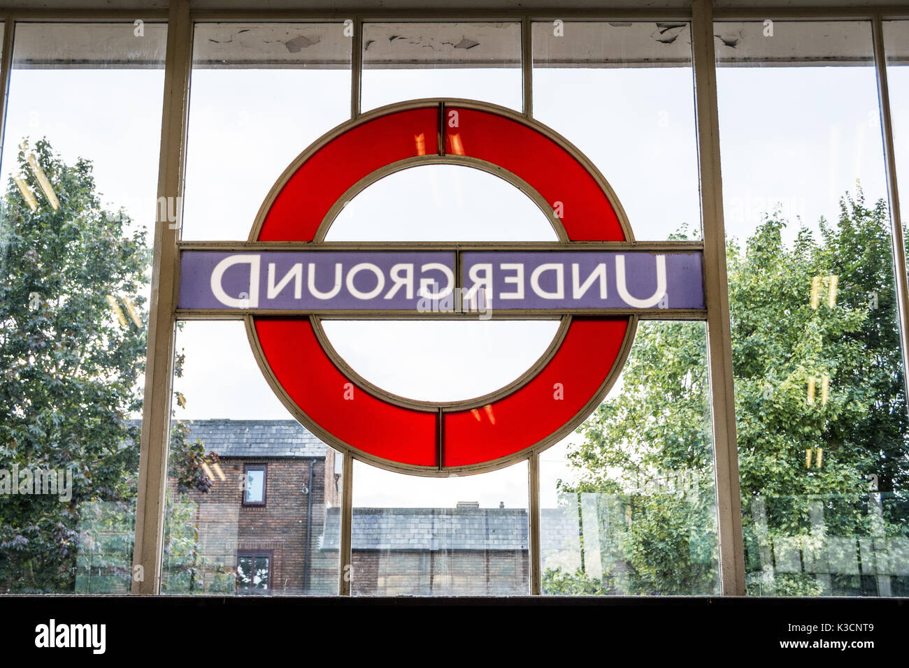 White City Underground Station in London's Shepherd's Bush area Stock ...