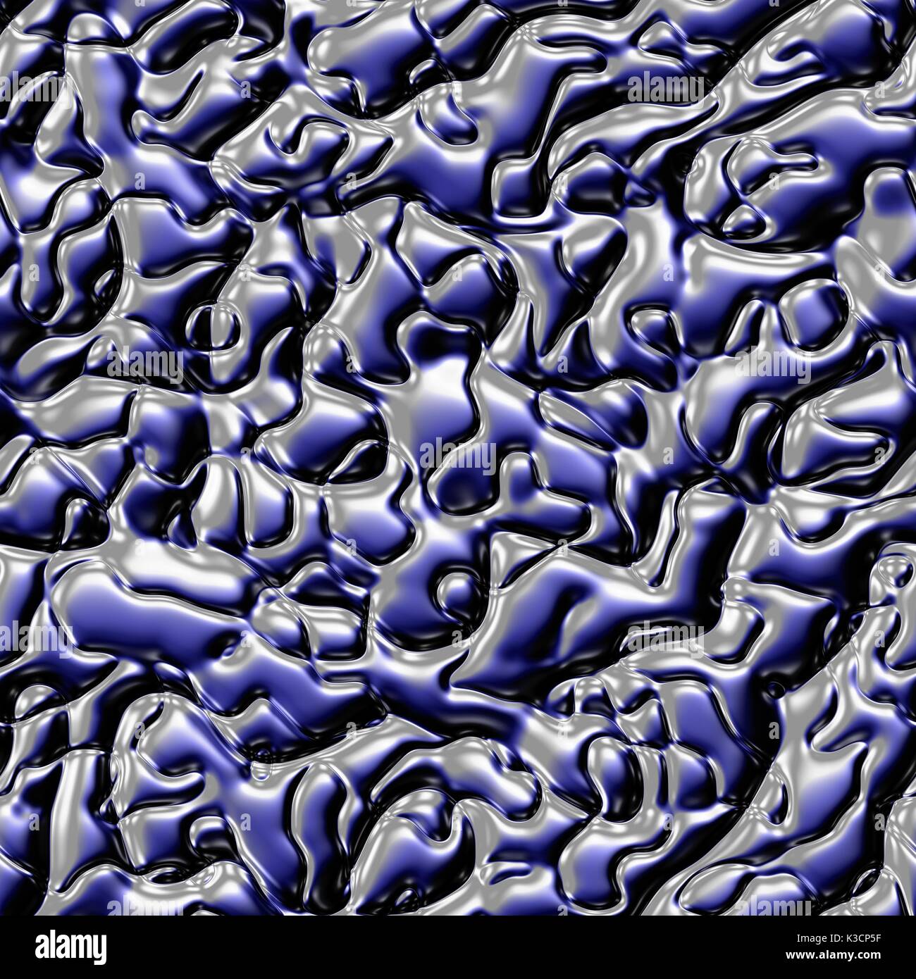 Liquid Metallic Background