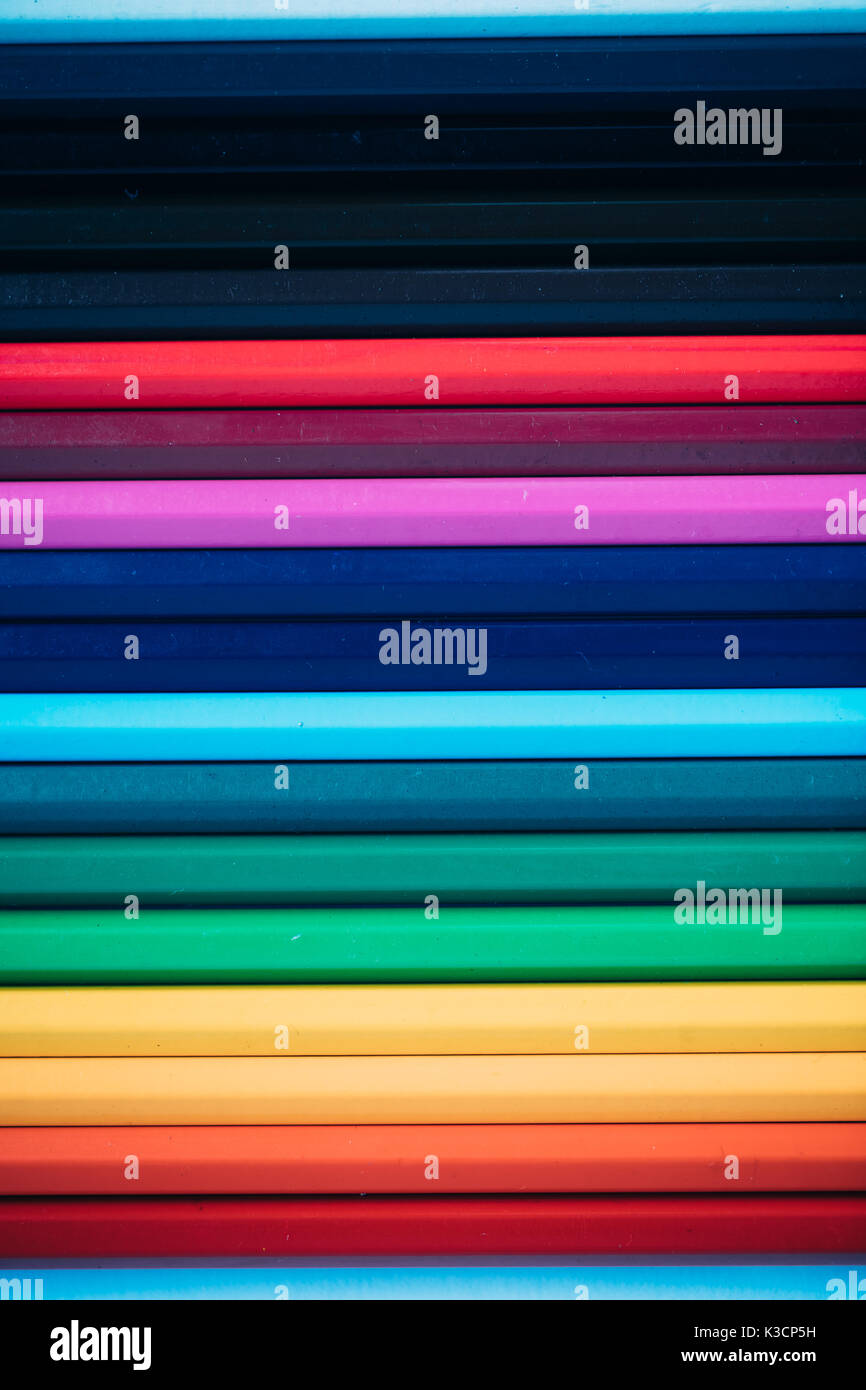 Many colored pencils for drawing Stock Photo - Alamy