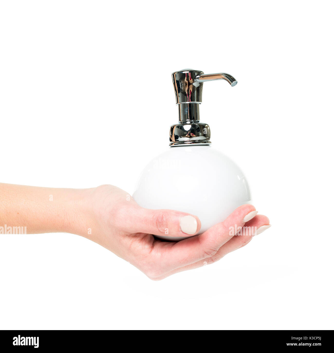 hand soap with pumping lotion from bottle Stock Photo - Alamy