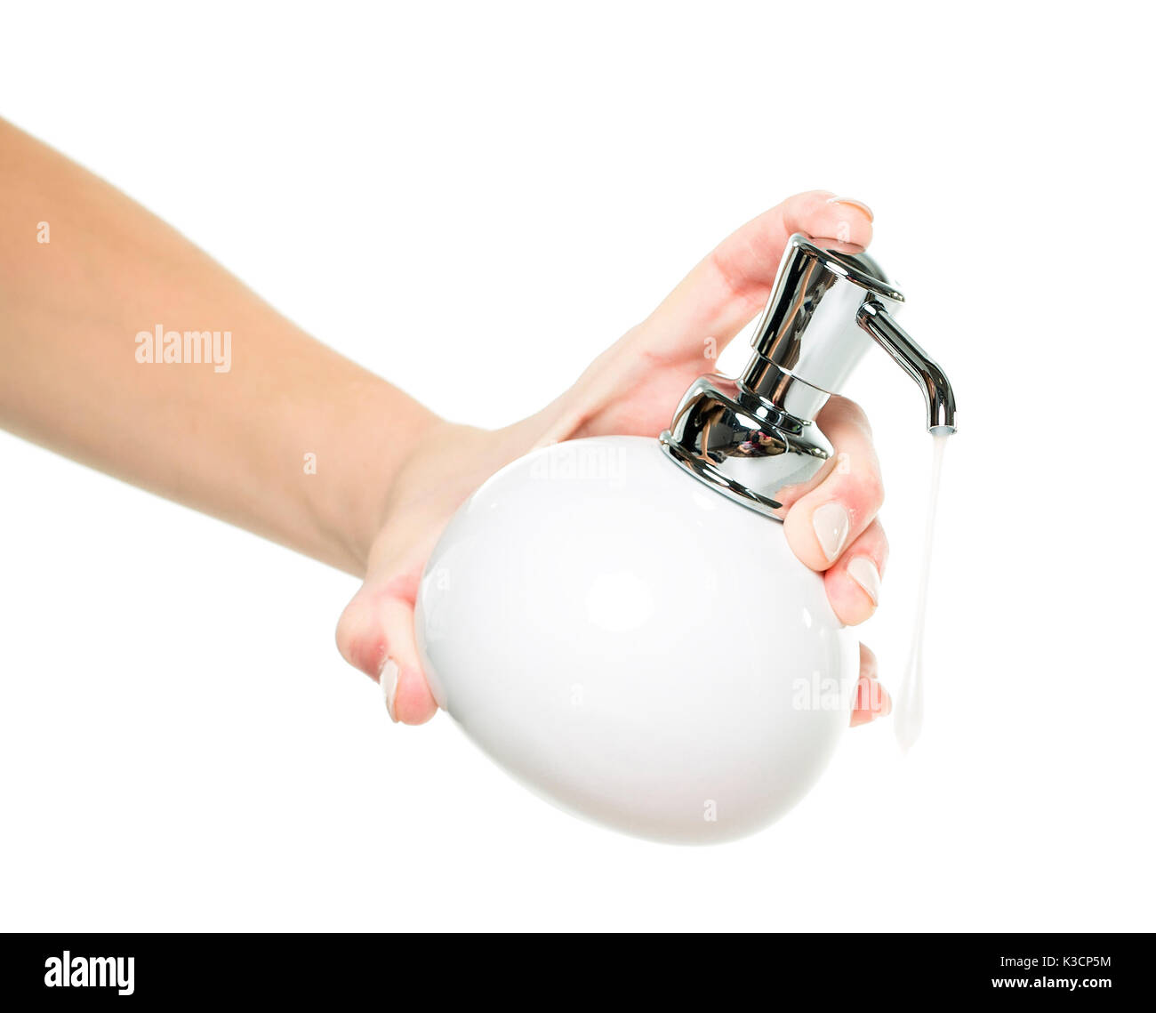 hand soap with pumping lotion from bottle Stock Photo - Alamy
