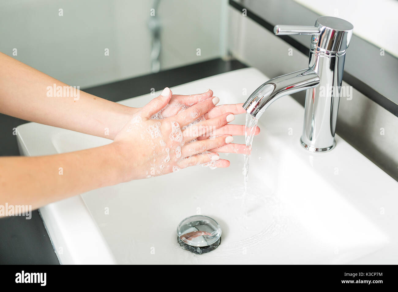 Hygiene Cleaning Hands Washing Stock Photo - Alamy