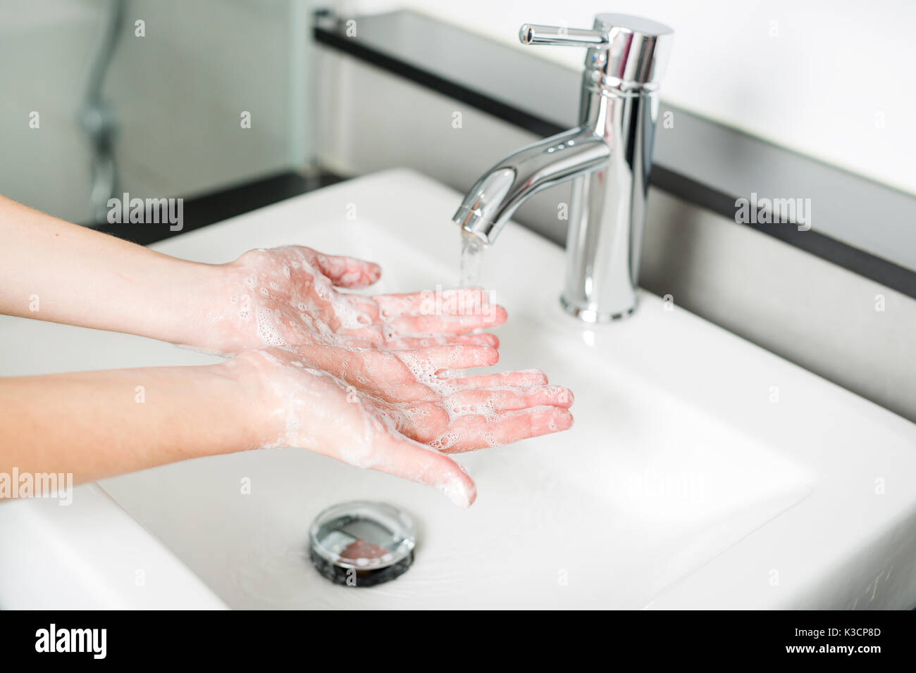 Hygiene Cleaning Hands Washing Stock Photo - Alamy
