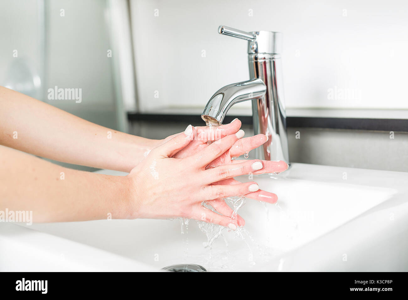 Hygiene Cleaning Hands Washing Stock Photo - Alamy