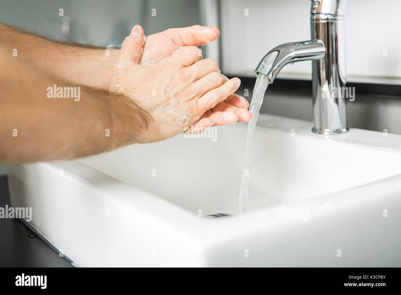 Hygiene Cleaning Hands Washing Stock Photo - Alamy