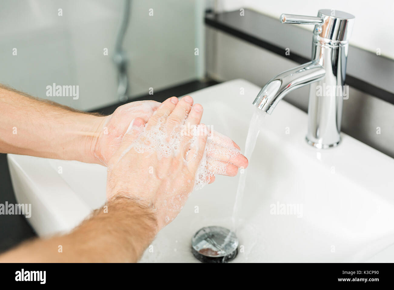 Hygiene Cleaning Hands Washing Stock Photo - Alamy