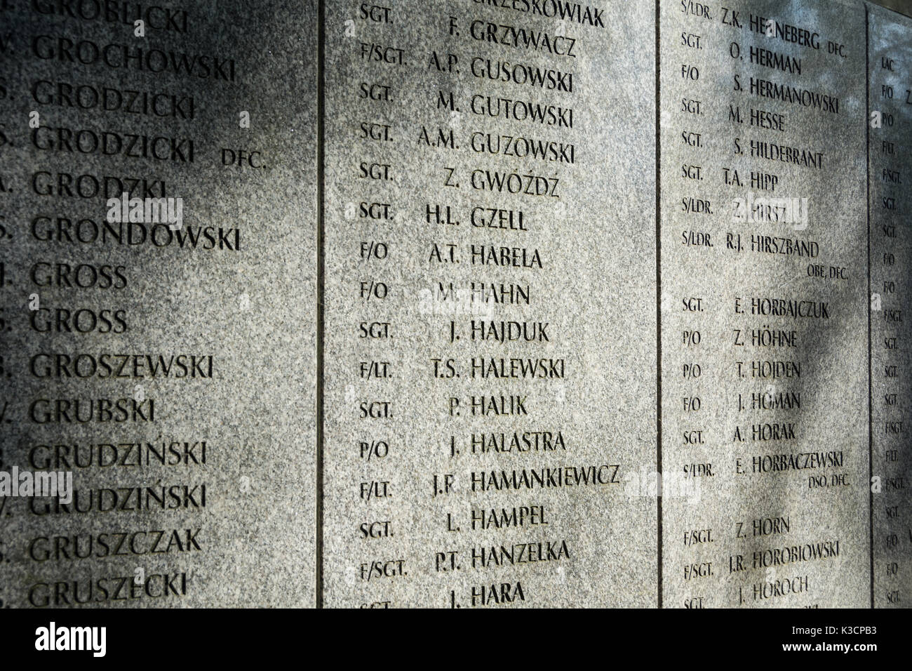 The Polish War Memorial, Northolt, Western Ave, Ruislip HA4, UK Stock ...
