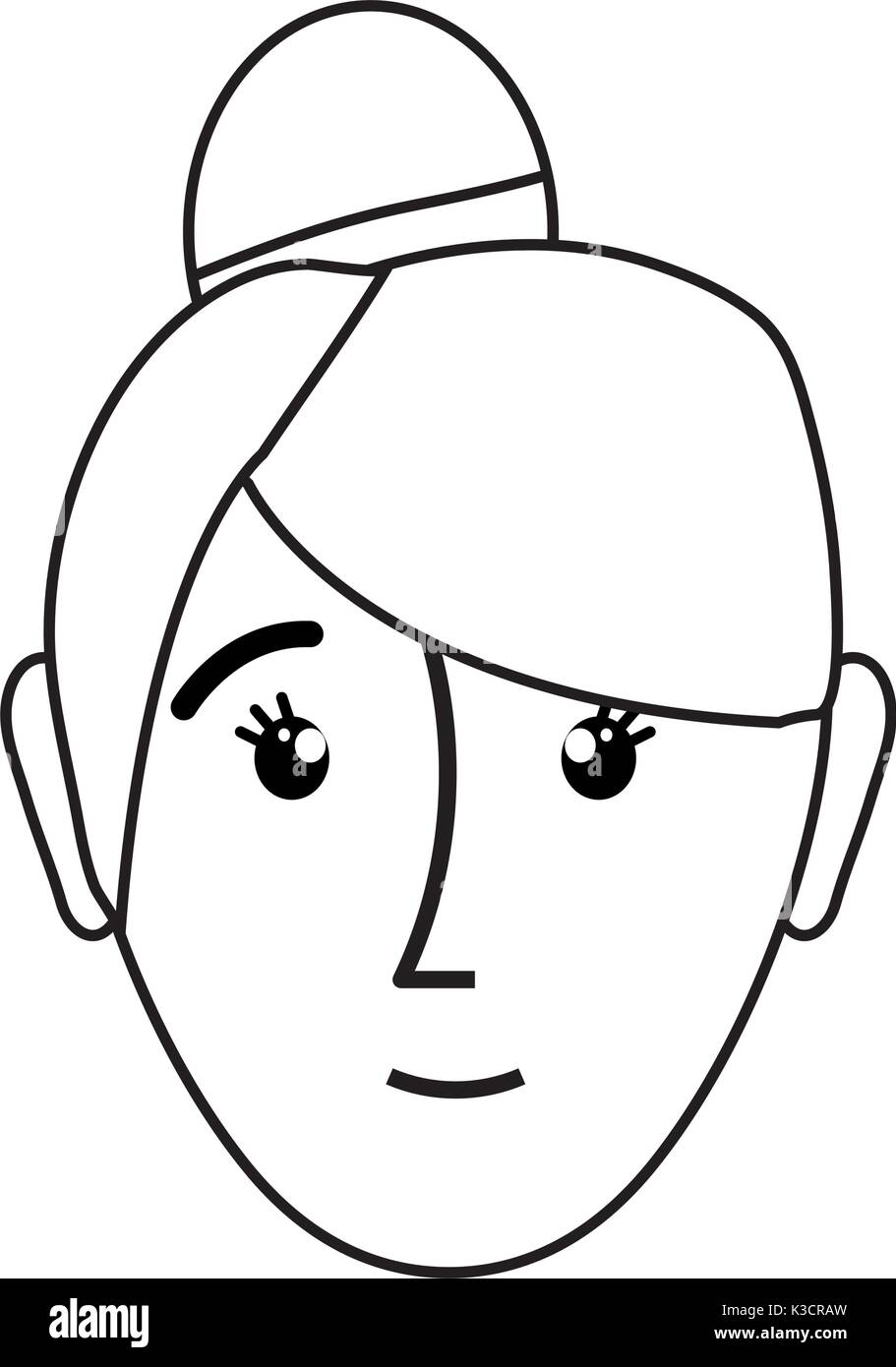 cartoon woman icon Stock Vector Image & Art - Alamy