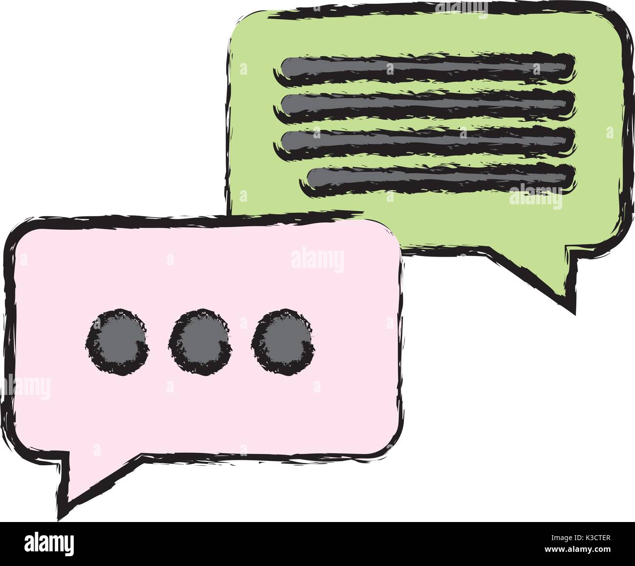 speech bubbles icon Stock Vector Image & Art - Alamy