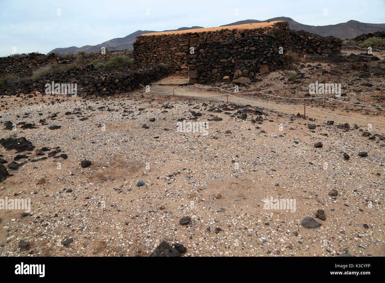 Sea-shells midden pre-Spanish Mahos village, Poblado de la Atalayita ...