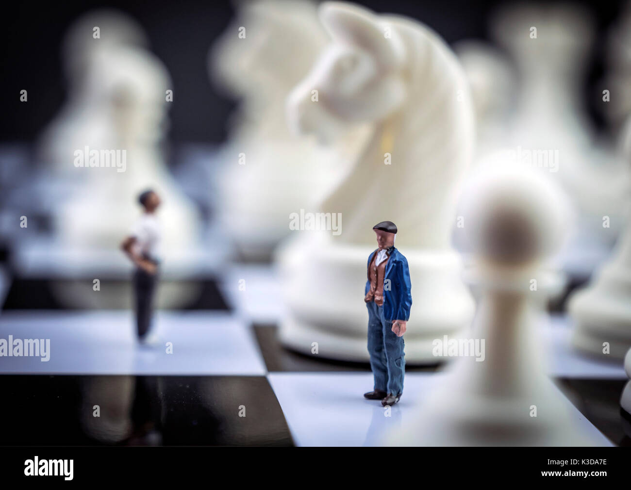 Wooden chess men hi-res stock photography and images - Alamy
