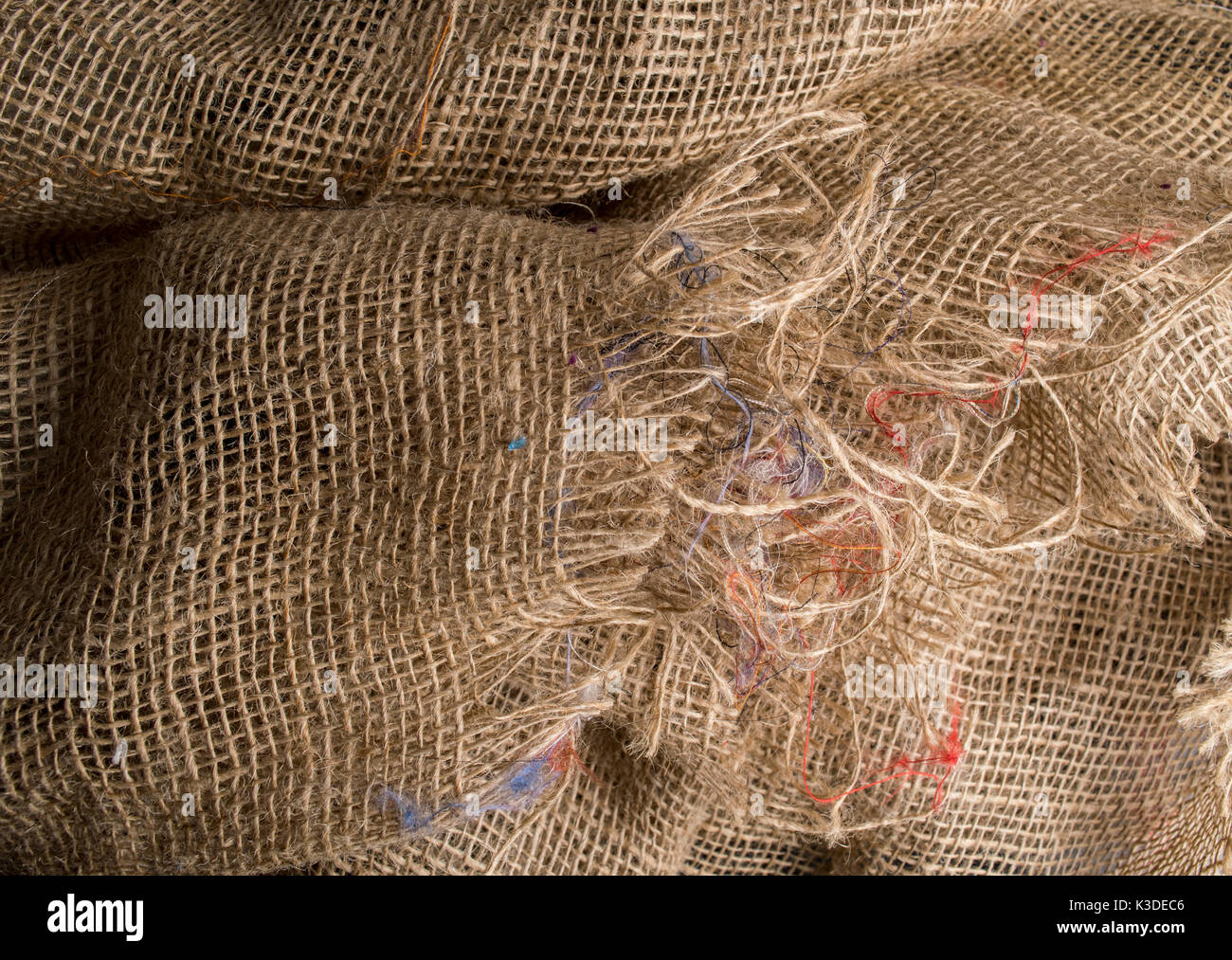 Crumpled fabric texture of natural beige and brown fabric, cloth and ...