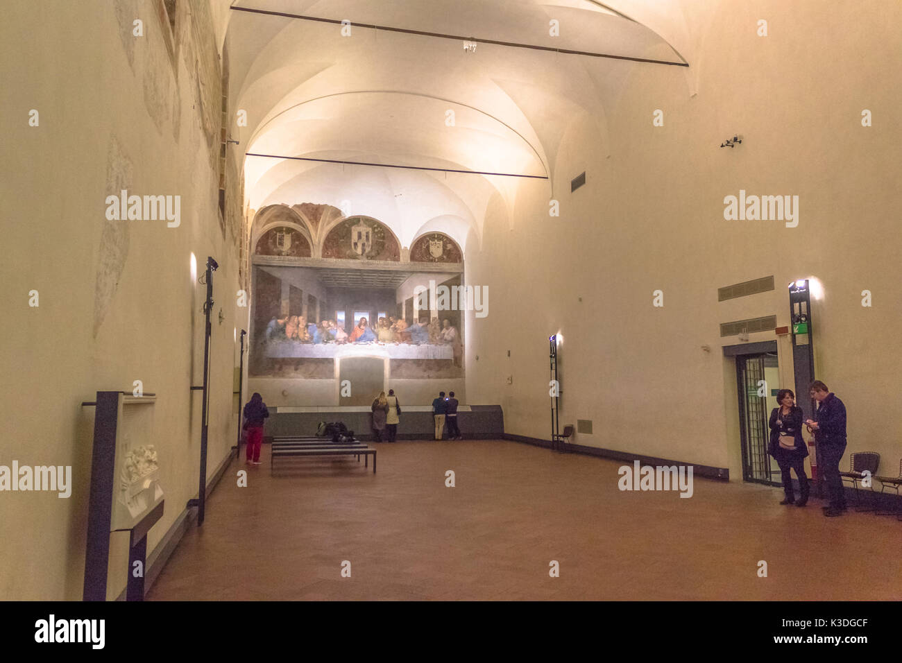 Last Supper room left Stock Photo - Alamy