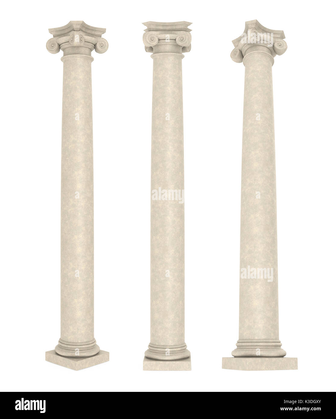 3d greek arch column hi-res stock photography and images - Alamy