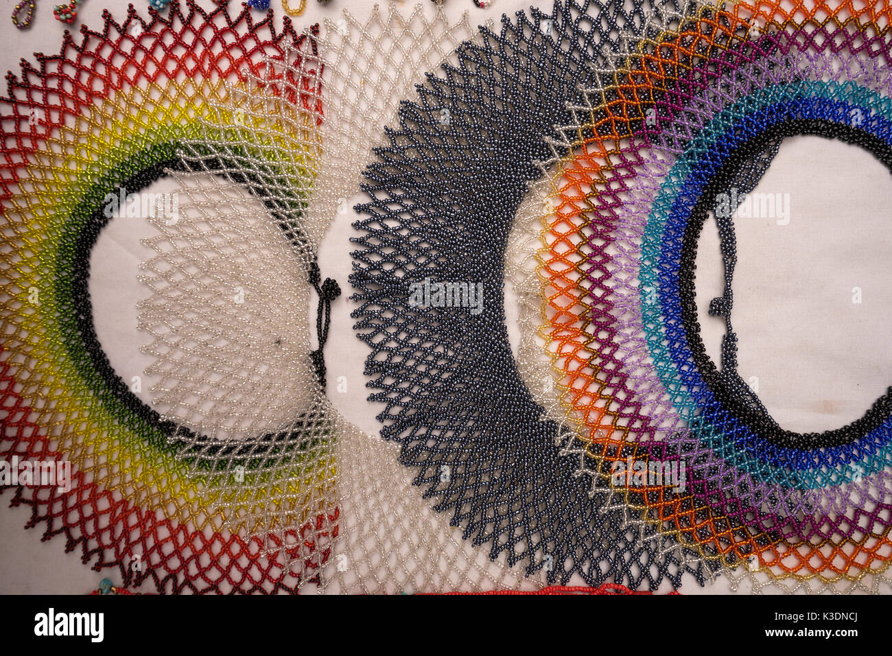 micro bead necklace Stock Photo - Alamy