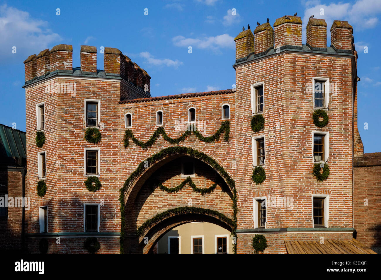 Medieval city gate landtor in landshut hi-res stock photography and ...
