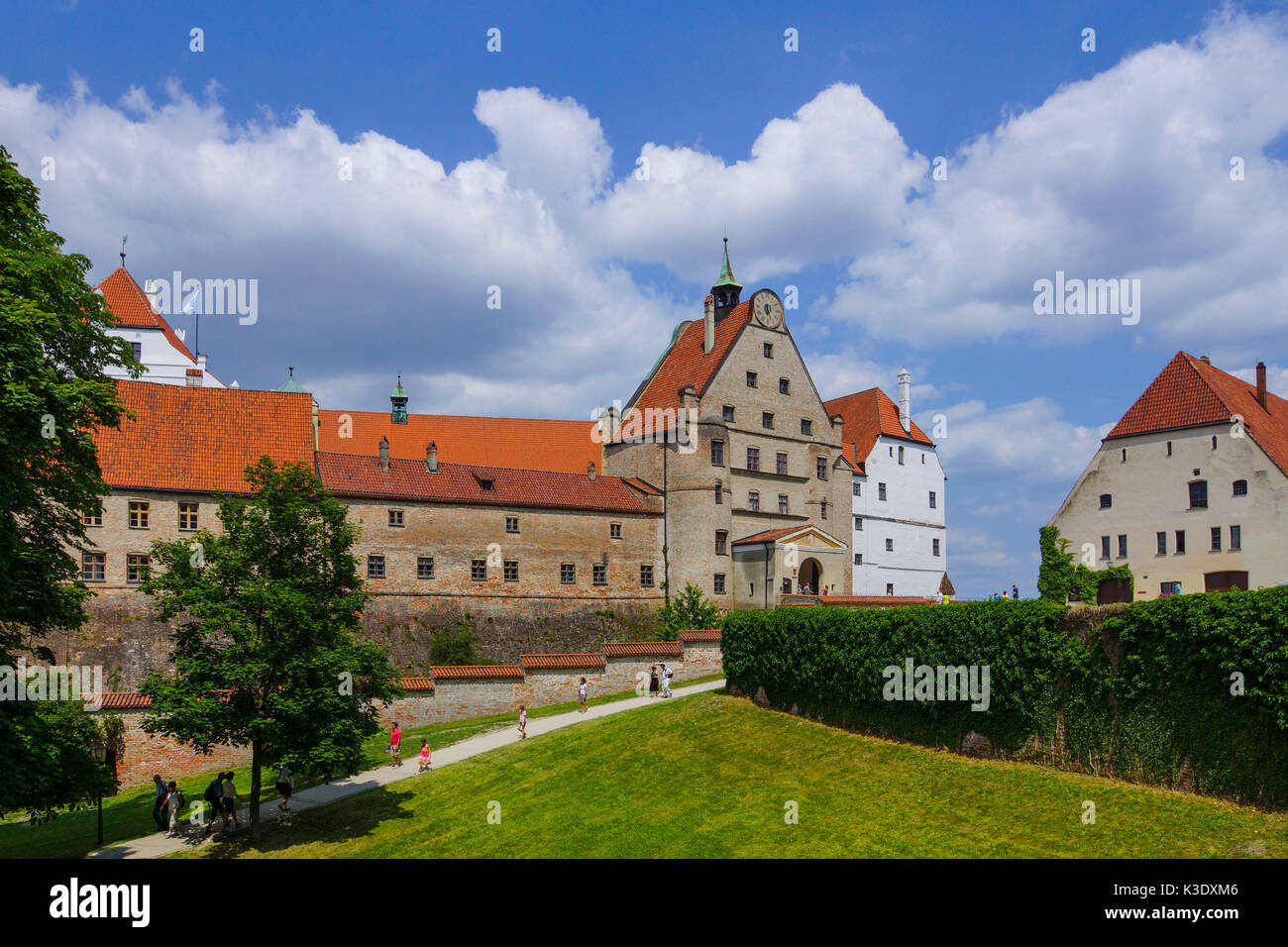Castle Trausnitz, Landshut, Lower Bavaria, Bavaria, Germany Stock Photo ...