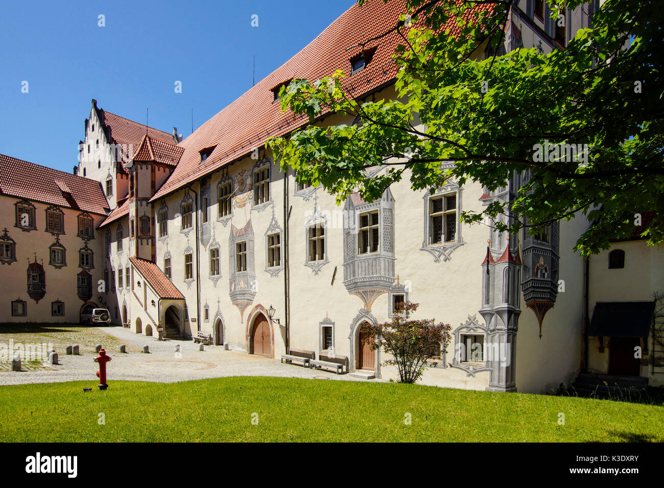 High castle in fussen at the lech hi-res stock photography and images ...