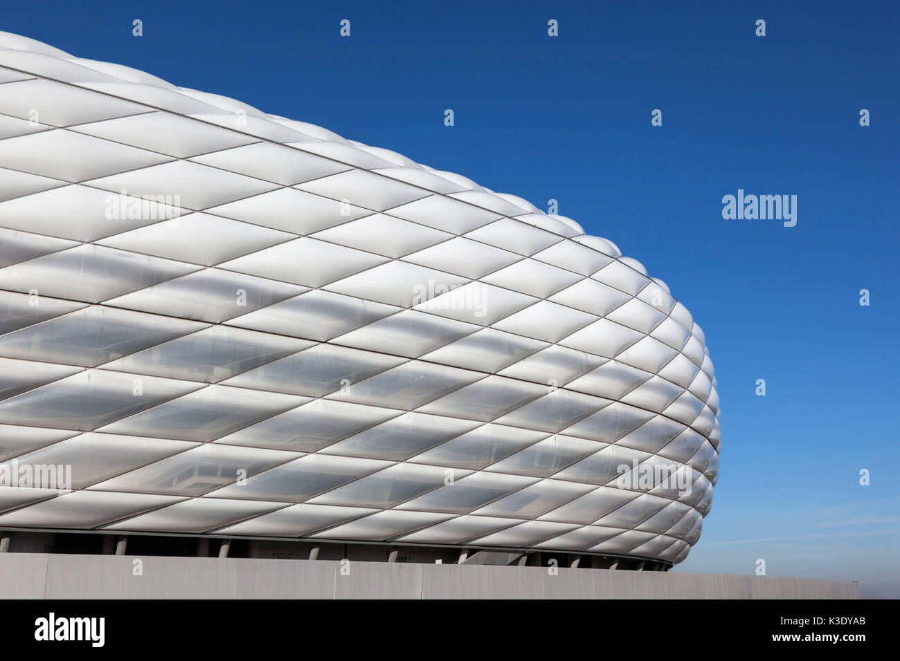 Football stadium Allianz Arena, Munich, Fröttmaning, Upper Bavaria ...