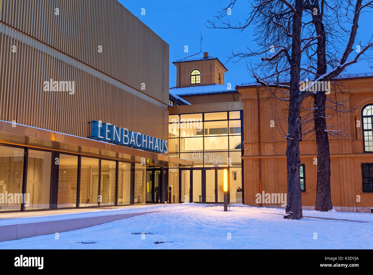 New building of the Lenbachhaus, Munich, Maxvorstadt, Upper Bavaria ...