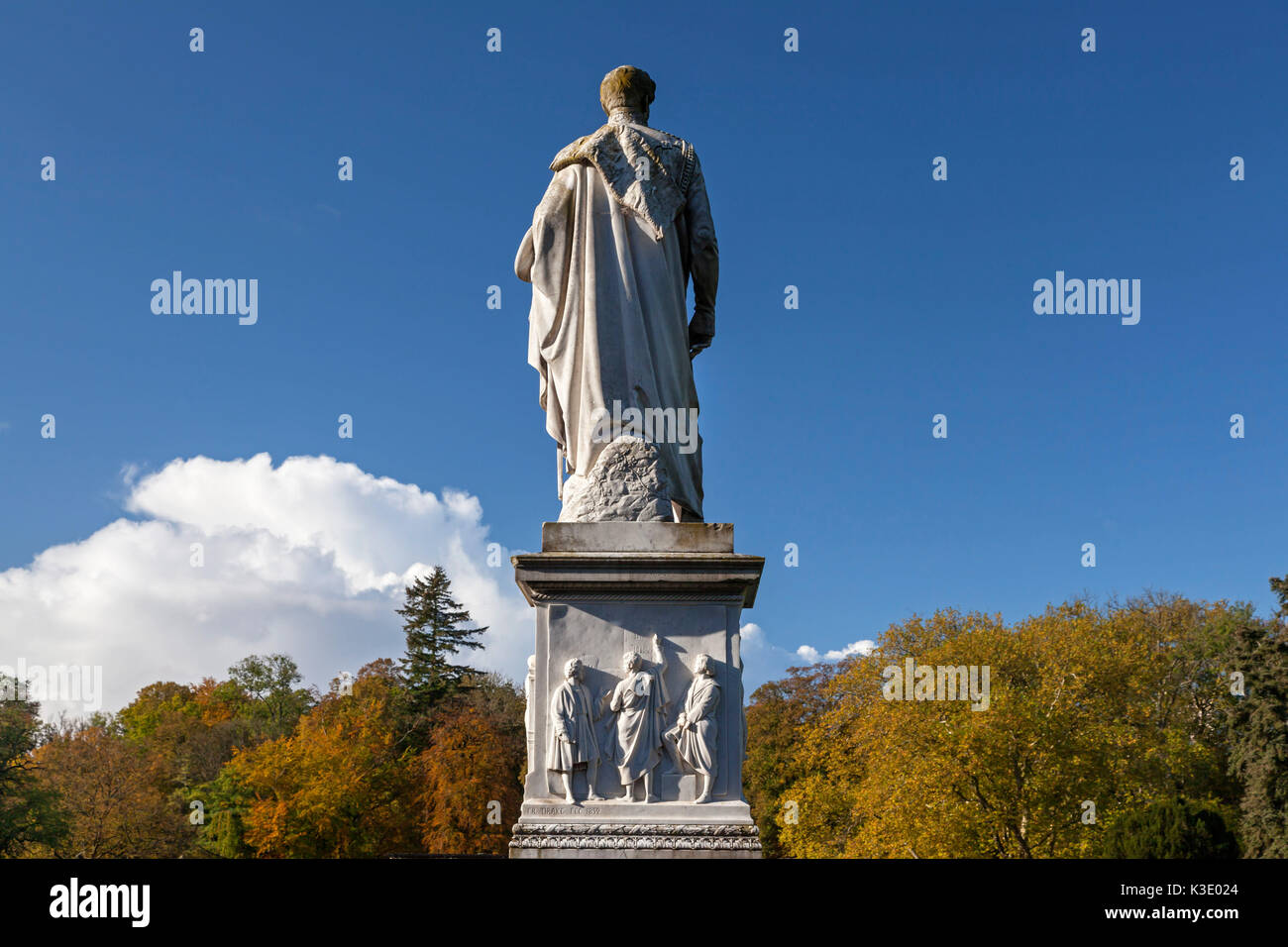 Monument prince Painting I. to Putbus in the castle grounds, Putbus ...