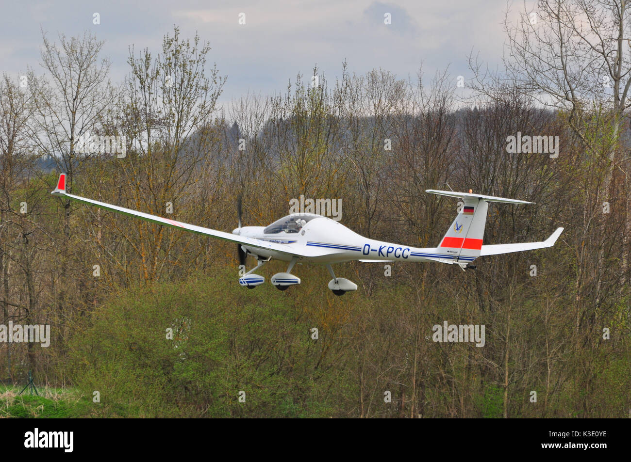 Germany, Bavaria, motor glider, climb Stock Photo - Alamy