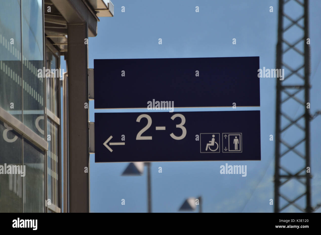 Germany, railway station, icons Stock Photo - Alamy