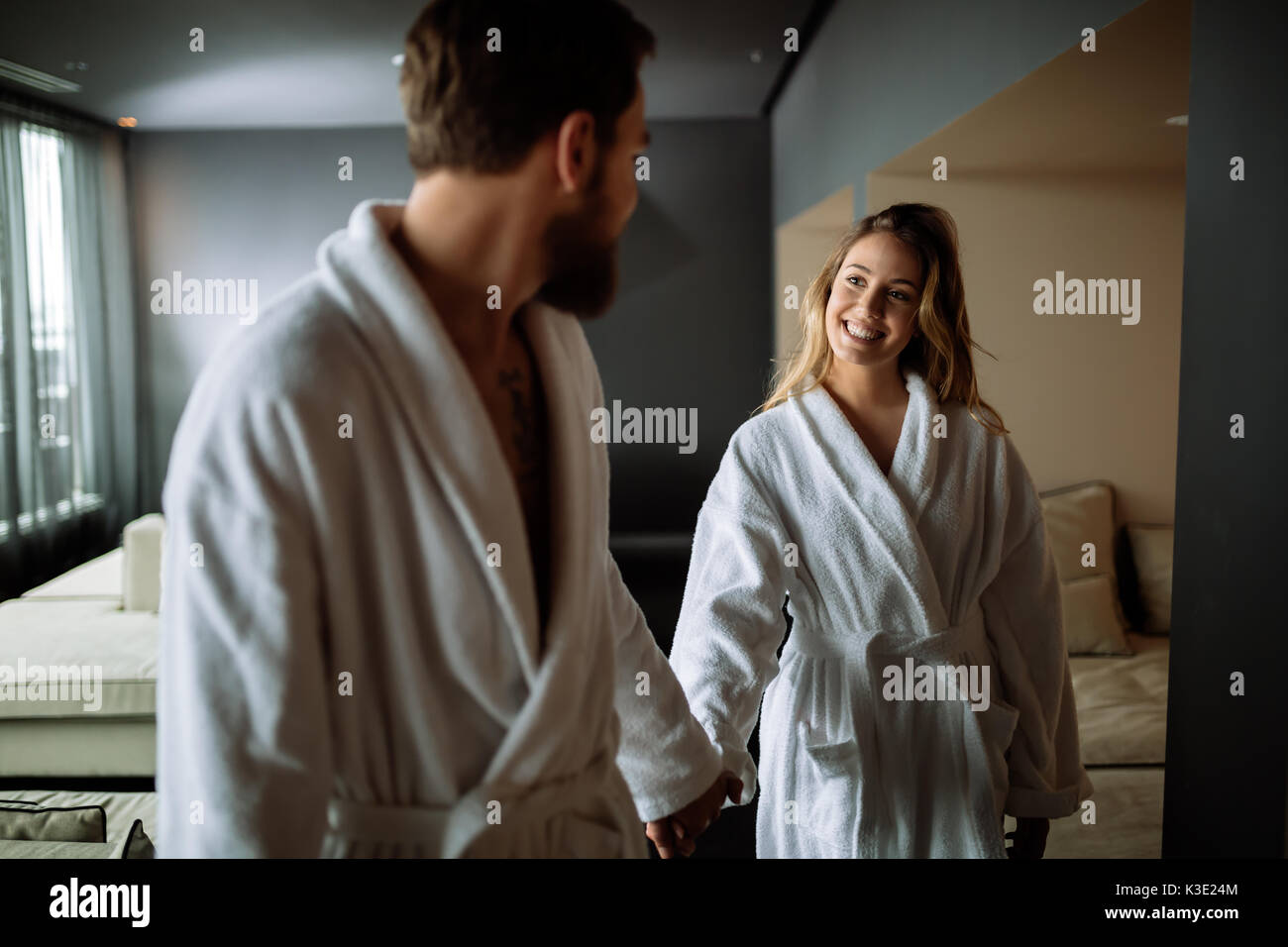 Man woman bath together hi-res stock photography and images - Alamy