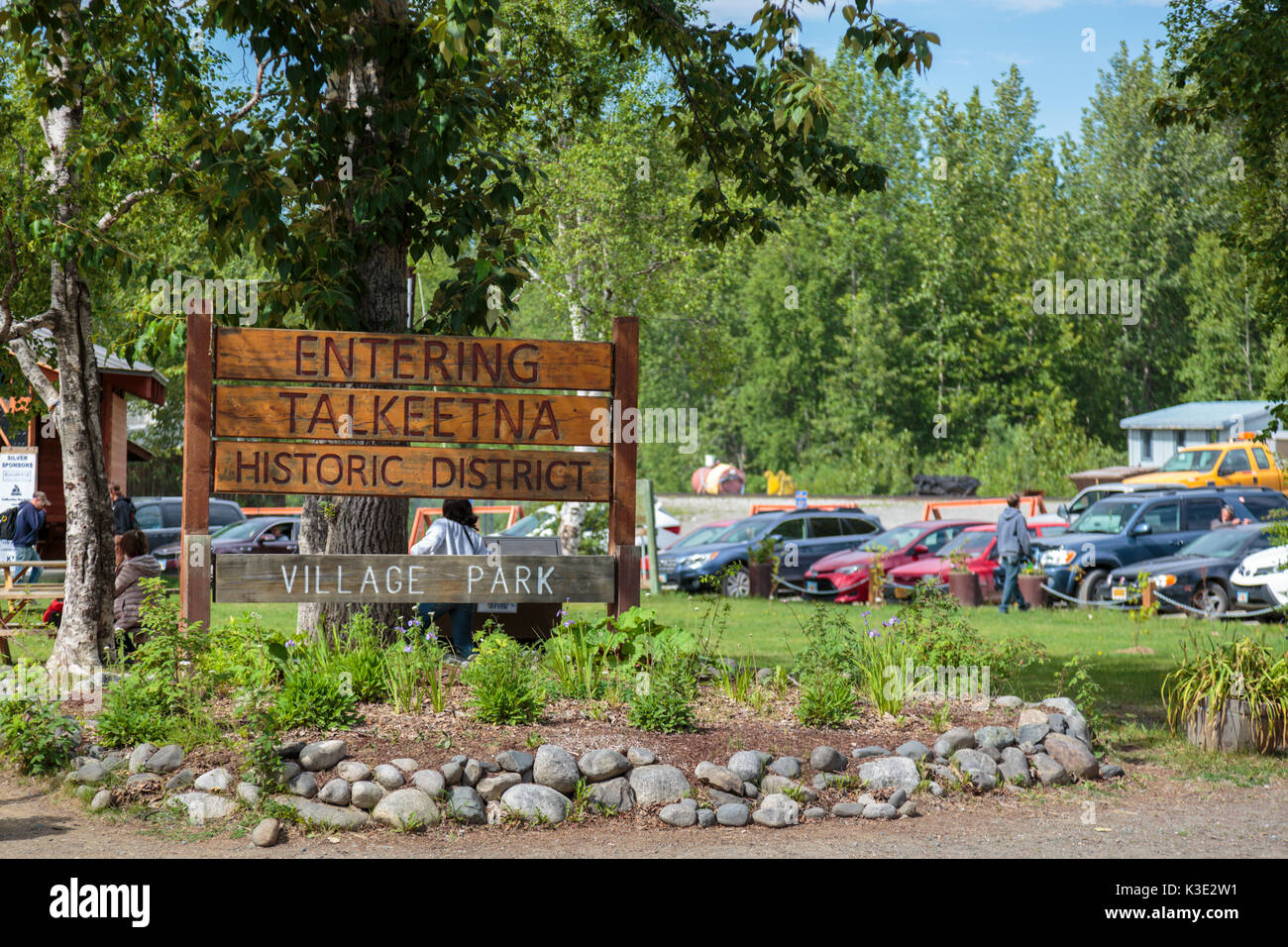 Talkeetna alaska sign hi-res stock photography and images - Alamy