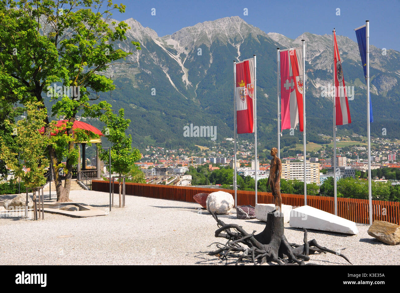 Austria, Tyrol, Innsbruck, townscape, Bergisel Stock Photo - Alamy