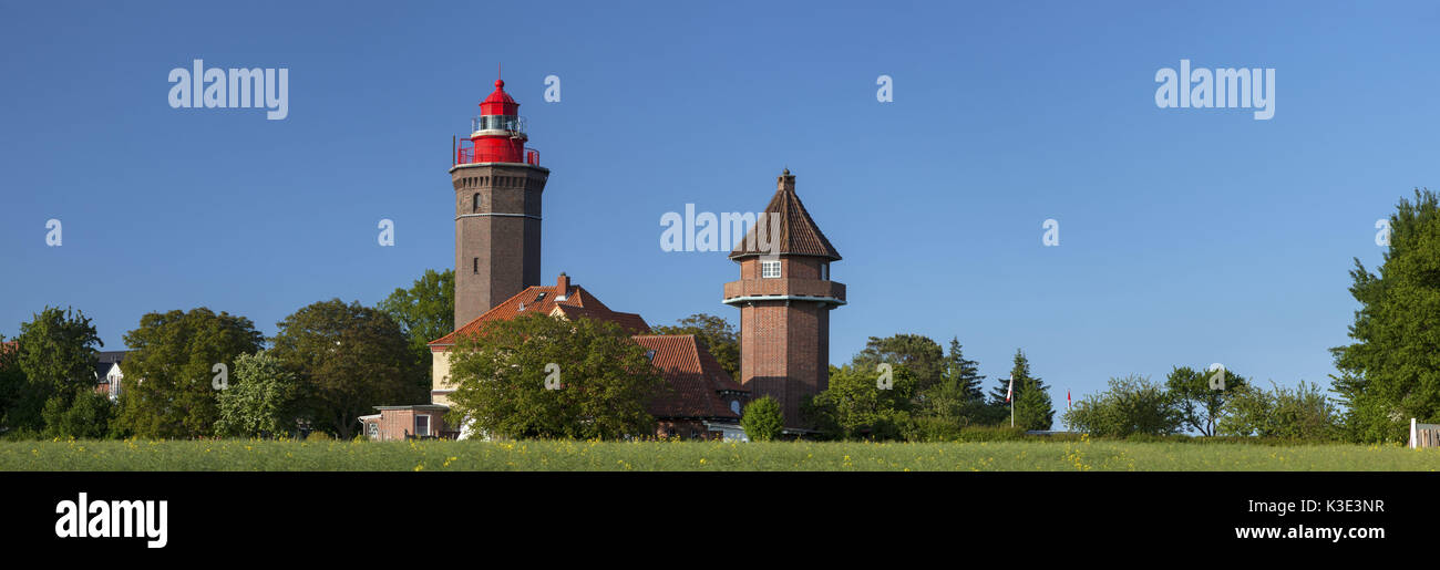 Lighthouse Dahmeshöved with marine watch tower, Dahme, Ostholstein ...