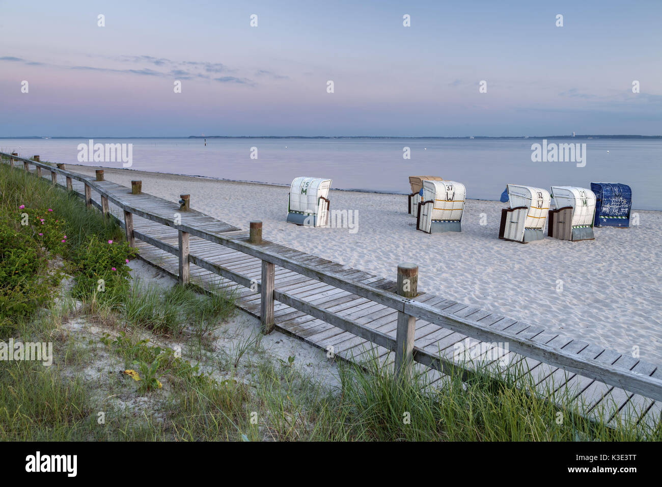 Beach on the Baltic Sea, Pelzerhaken, Neustadt in Holstein, Ostholstein ...