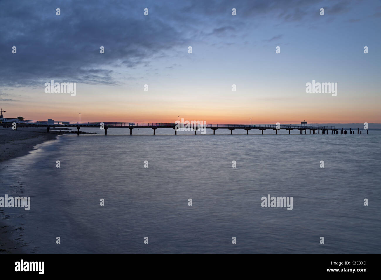 Beach in the baltic sea spa niendorf hi-res stock photography and ...