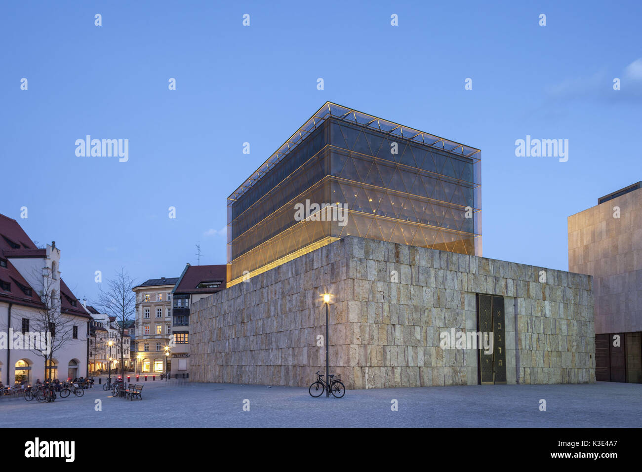 New main synagogue in the St. Jakob's square, Munich, Upper Bavaria ...