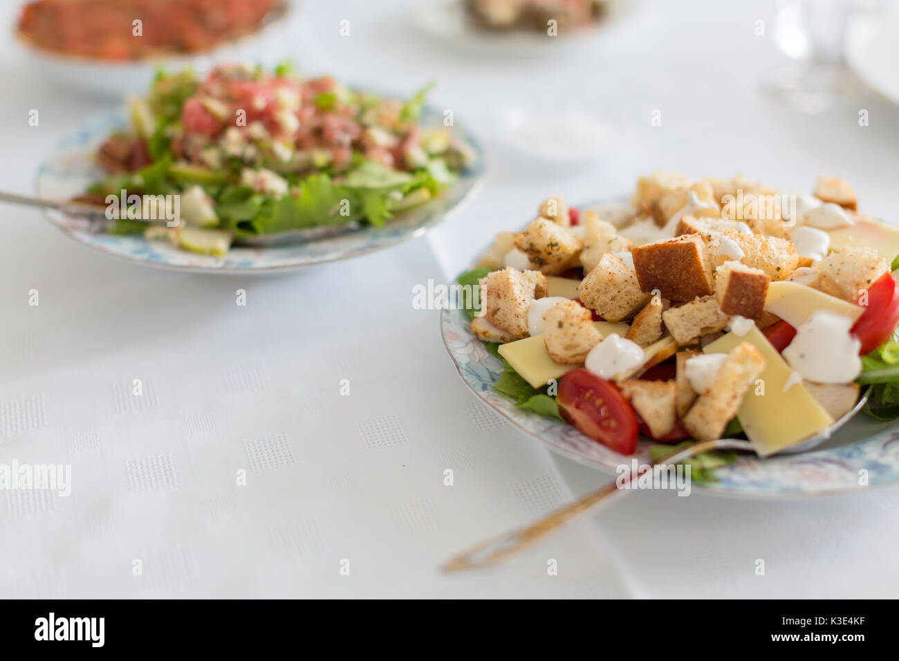 Plates salads hi-res stock photography and images - Alamy