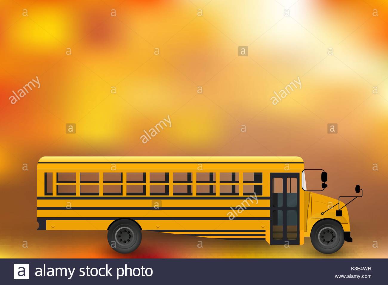 Cartoon Drawing School Bus High Resolution Stock Photography and Images ...