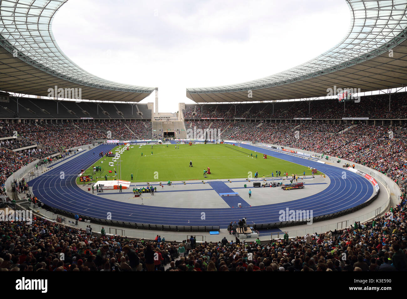 Germany, Berlin, Olympic stadium, sports event Stock Photo - Alamy