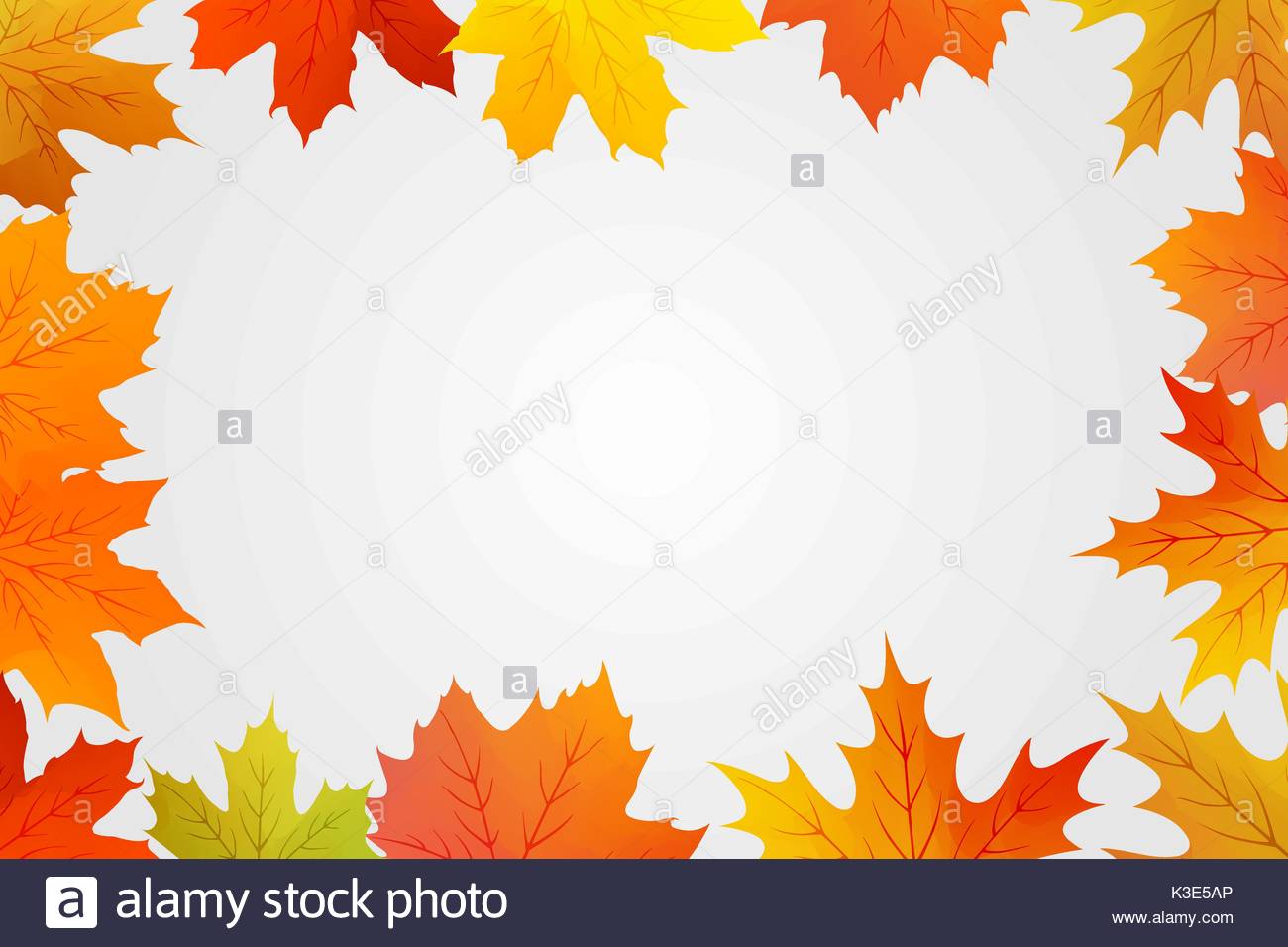 Maple Leaf Border High Resolution Stock Photography and Images - Alamy