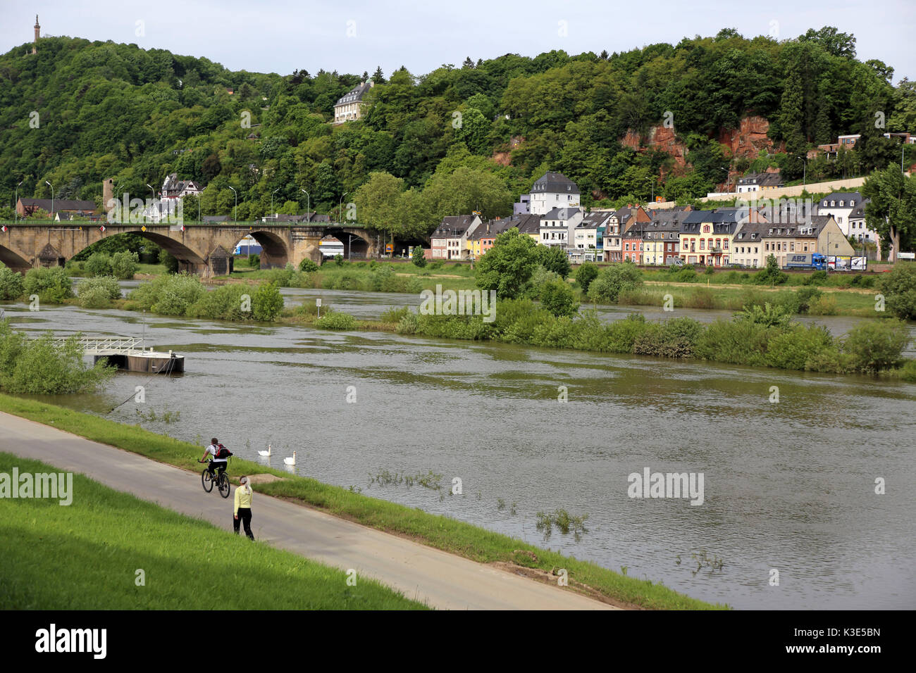 Germany, Rhineland-Palatinate, Trier, the Moselle Stock Photo - Alamy