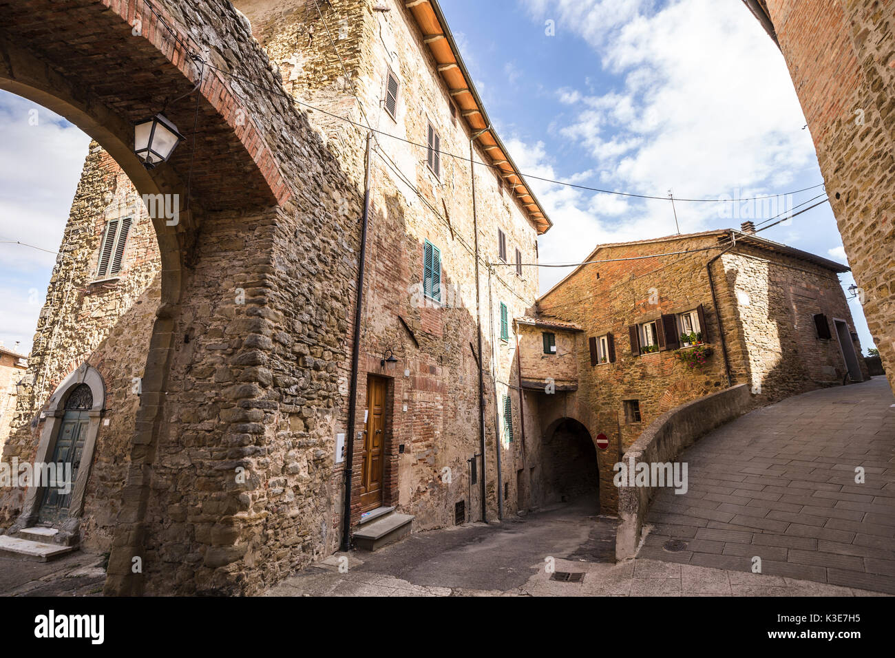 Panicale, one of the most beautiful villages in Italy Stock Photo - Alamy