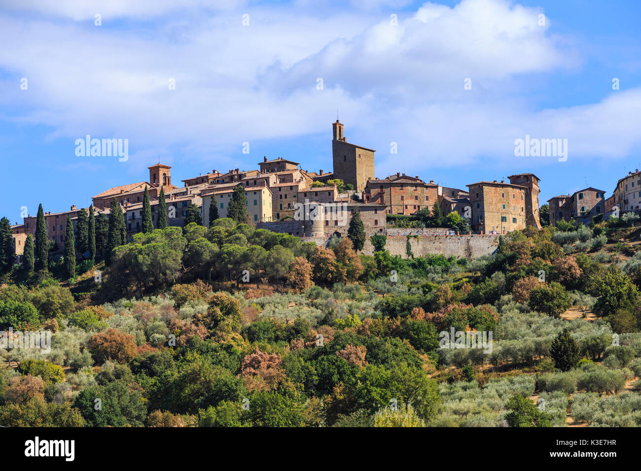 Panicale, one of the most beautiful villages in Italy Stock Photo - Alamy