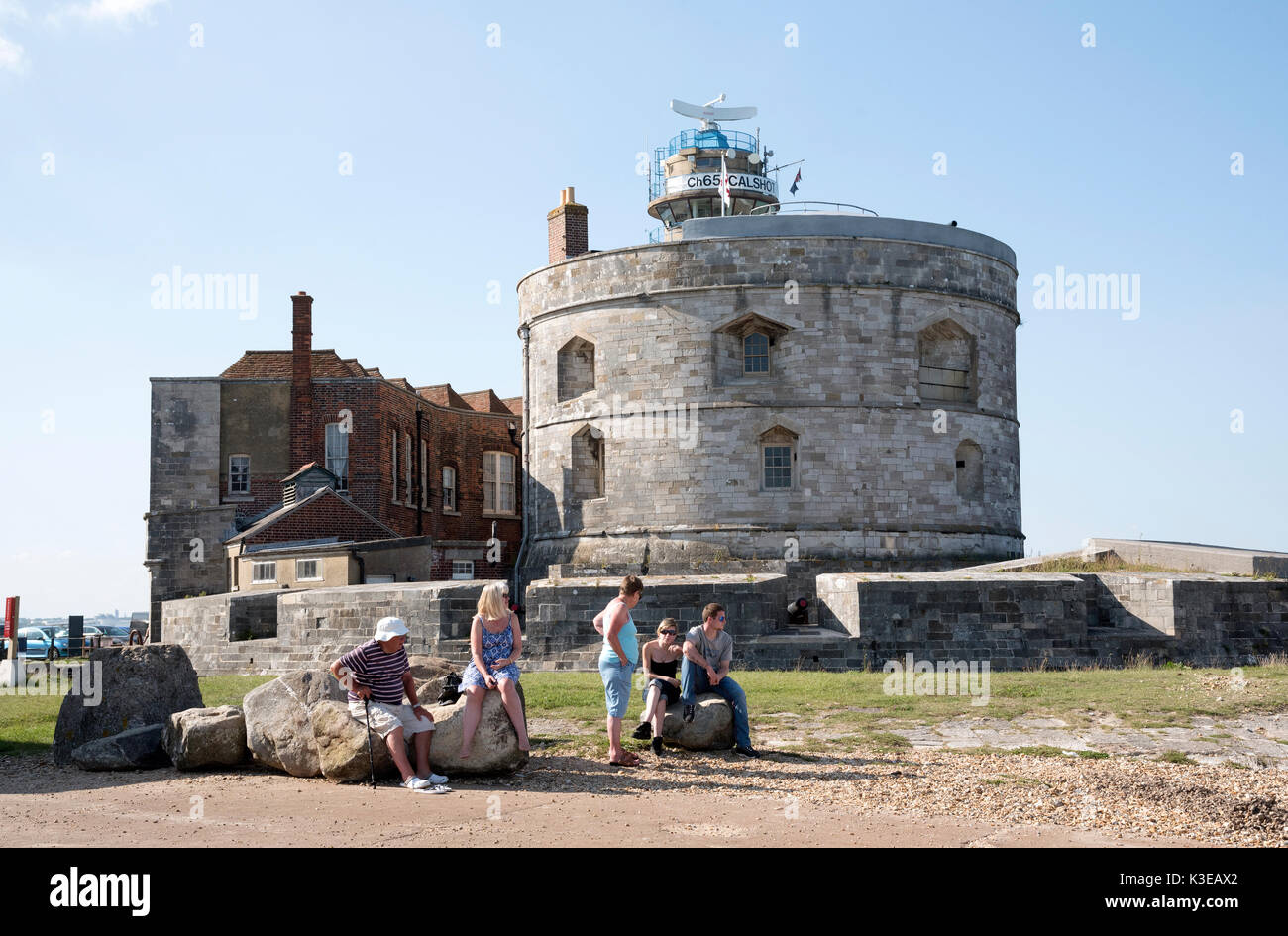 Coastguard tower calshot castle hi-res stock photography and images - Alamy