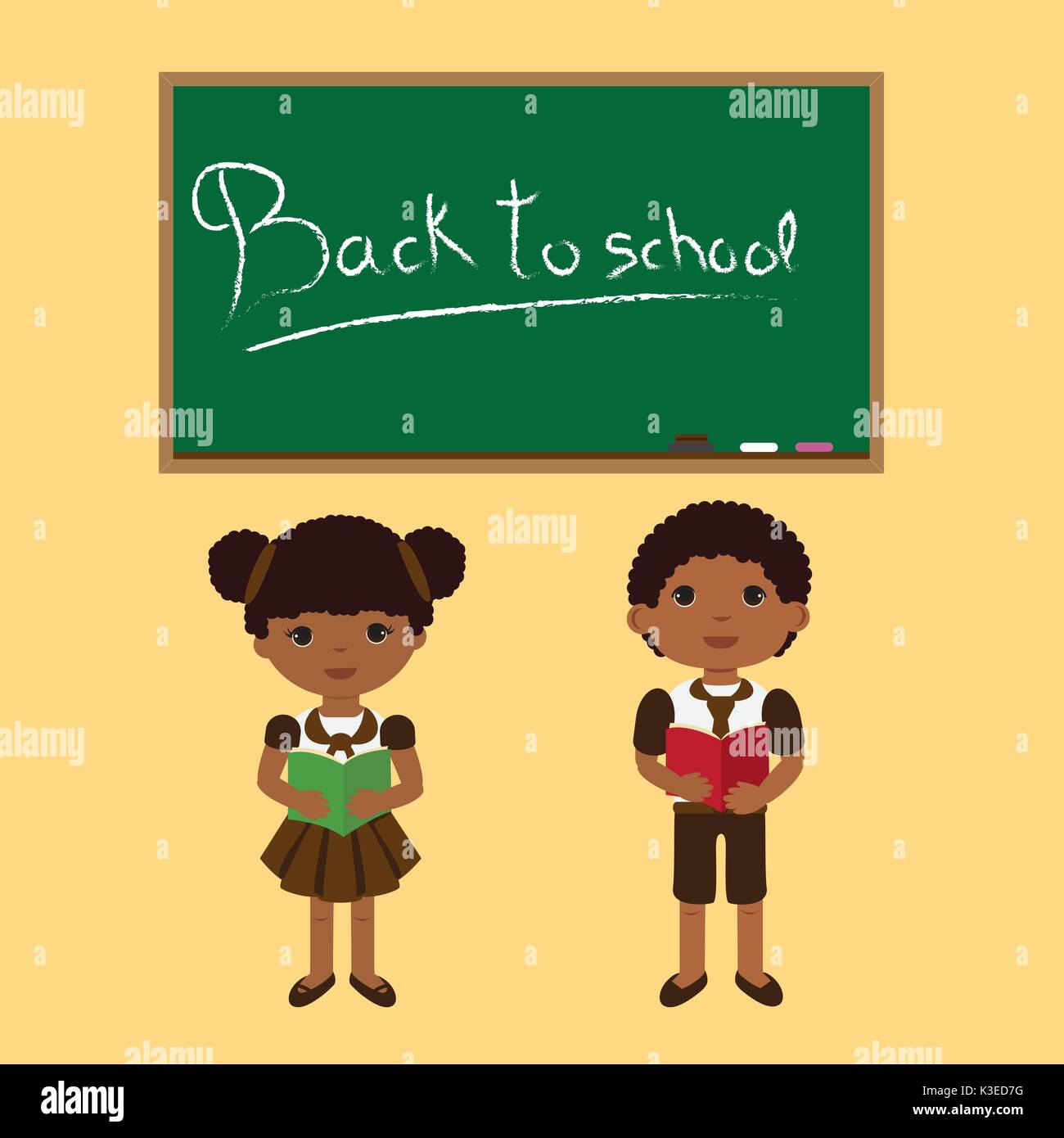 African kids reading school uniform hi-res stock photography and images ...