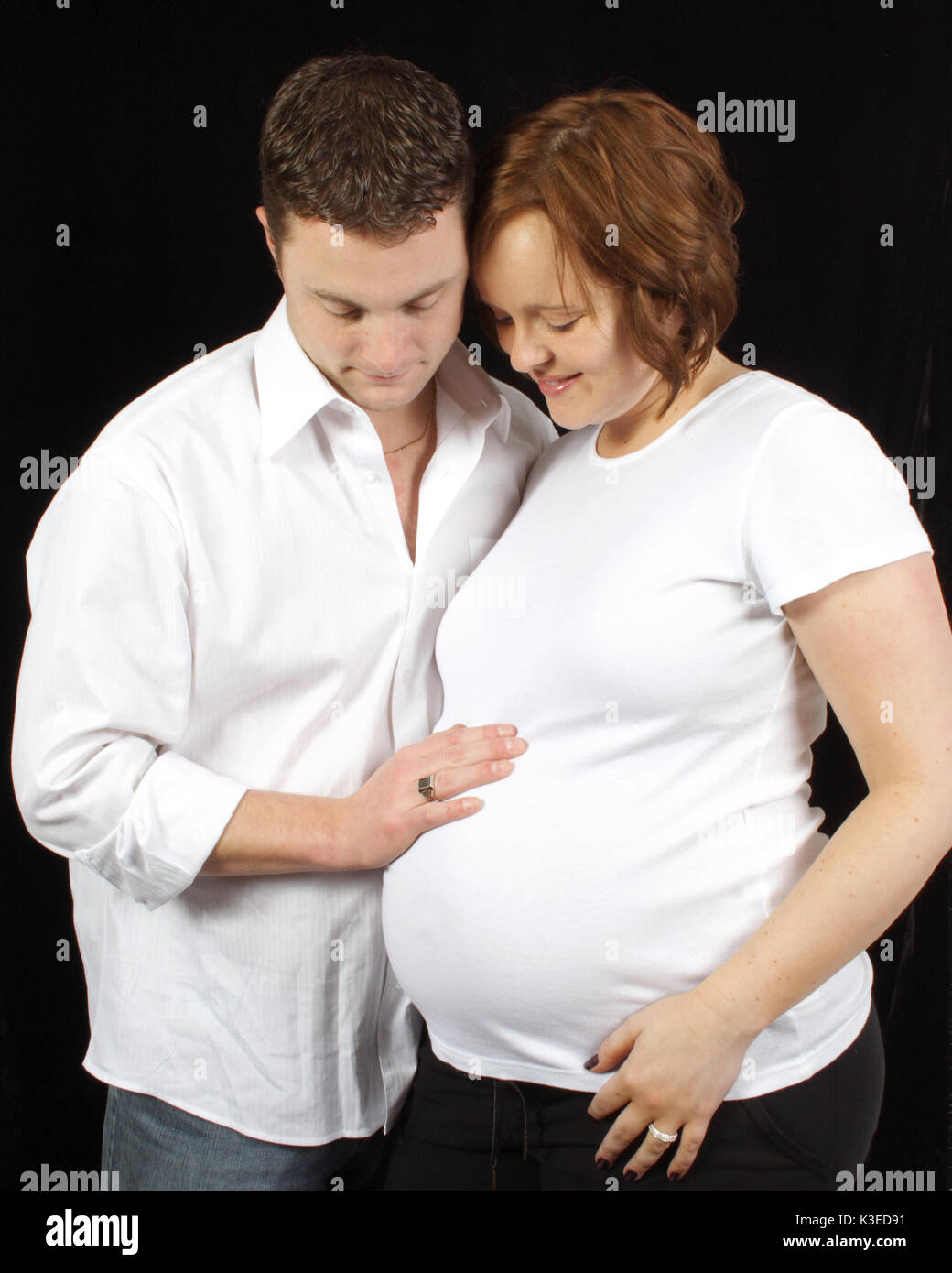 young couple expecting first child Stock Photo - Alamy