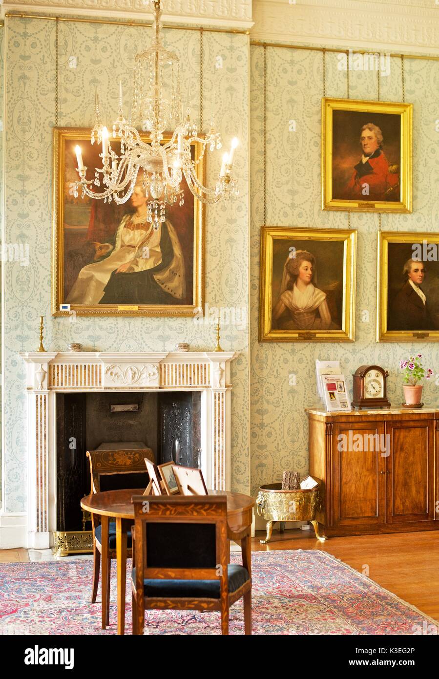 Killerton devon interior hi-res stock photography and images - Alamy