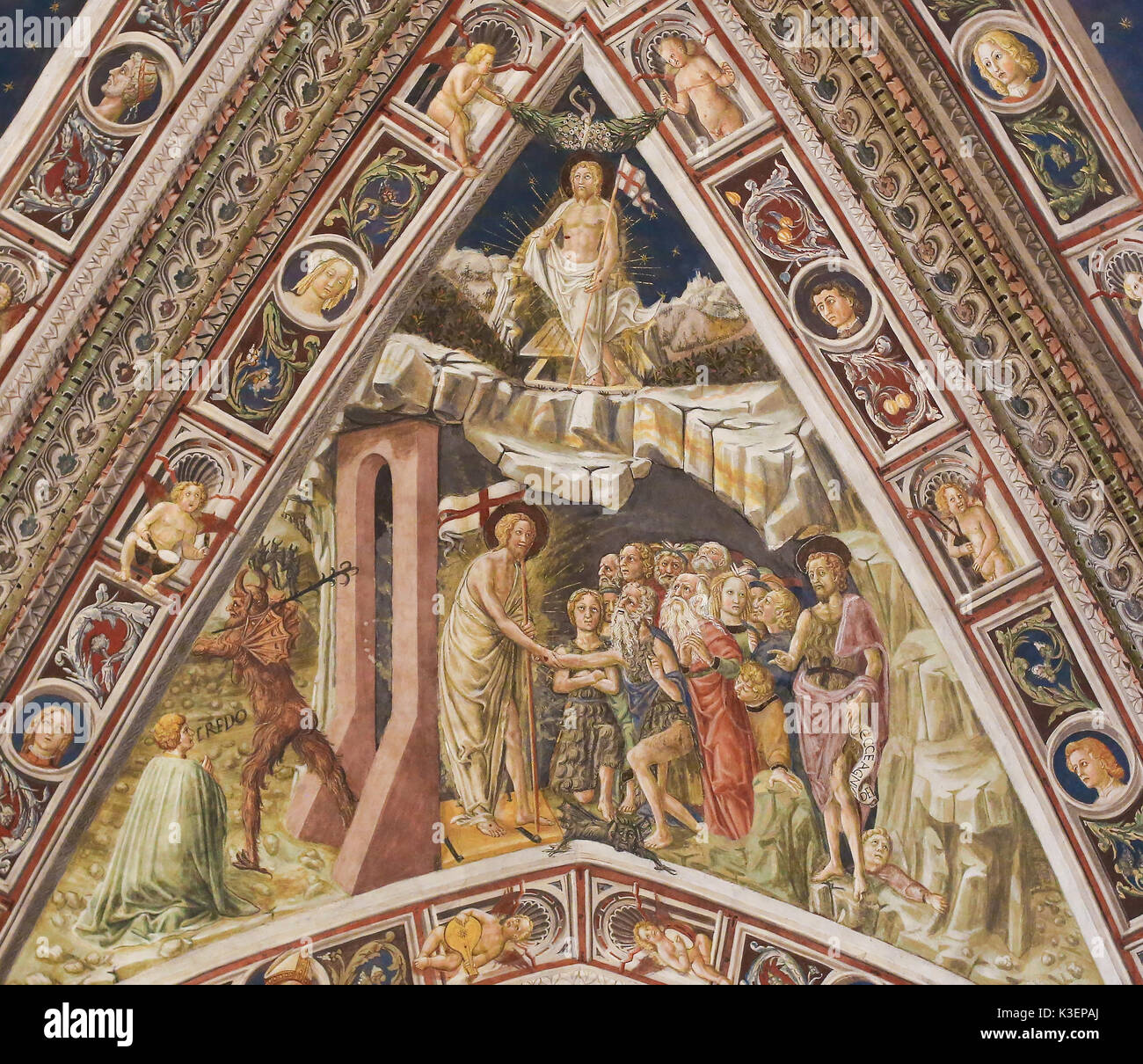 Heaven and hell fresco hi-res stock photography and images - Alamy